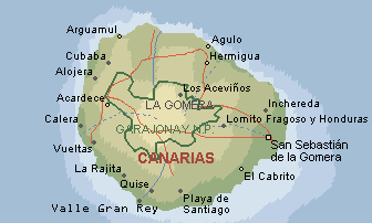 La Gomera Map